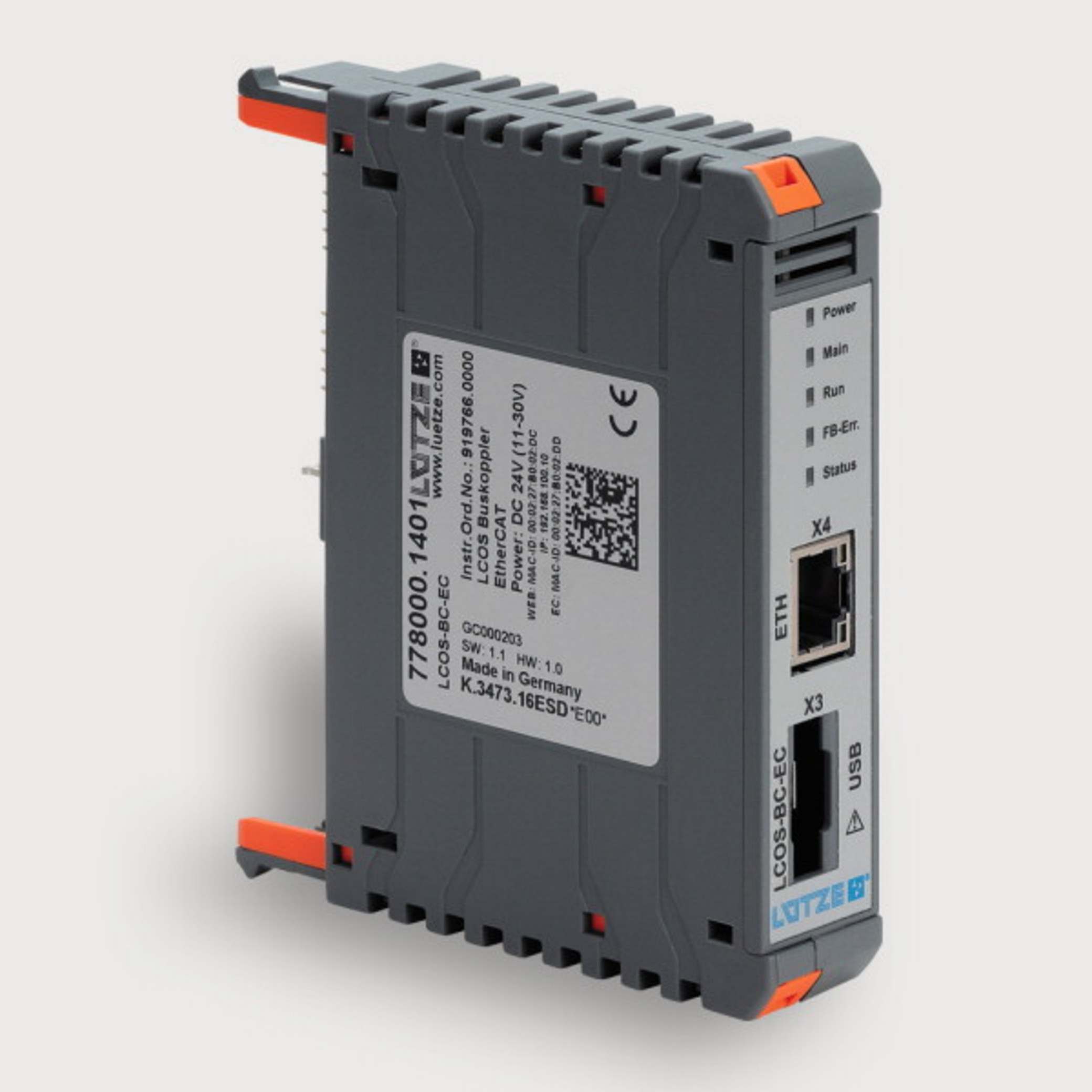 778000.1401 - EtherCAT Bus coupler - Lutze Inc.